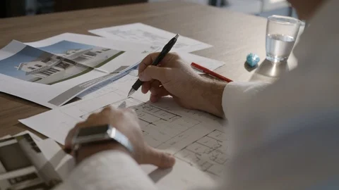 Builder Drawing Stock Videos – Royalty-Free HD & 4K Videos | Pond5