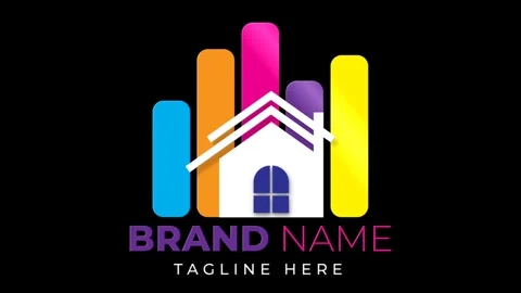 house logo animation green screen backgr... | Stock Video | Pond5