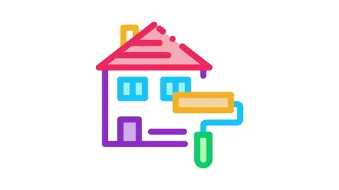 House Animation Stock Video Footage | Royalty Free House Animation ...