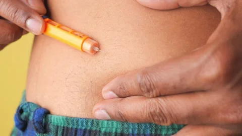 How to administer insulin safely at home | Stock Video | Pond5