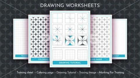 How to Draw a Pattern. Step by Step Drawing Tutorial. Draw Guide ...
