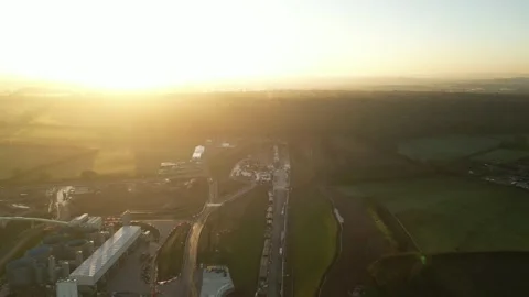 HS2 high speed railway construction aeri... | Stock Video | Pond5