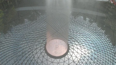 The HSBC Rain Vortex, the world's larges... | Stock Video | Pond5