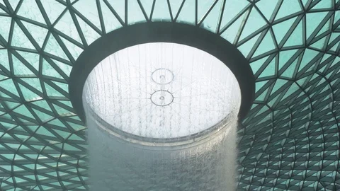 The HSBC Rain Vortex, the world's larges... | Stock Video | Pond5