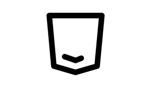 Html black icon background animated, log... | Stock Video | Pond5