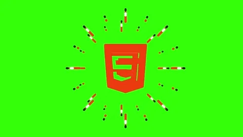 Html black icon background animated, log... | Stock Video | Pond5