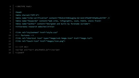 Html Code Stock Footage ~ Royalty Free Stock Videos | Pond5