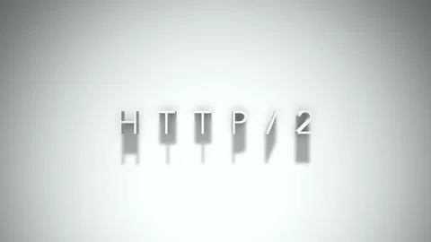 http 2 3D title animation with shadows o... | Stock Video | Pond5