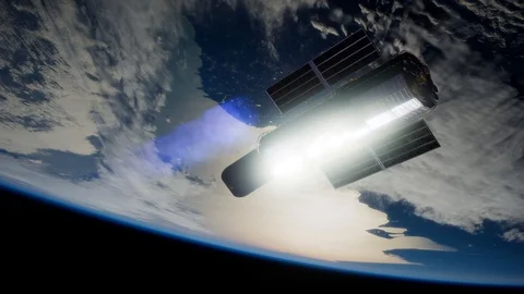 Hubble Space Telescope Stock Video Footage | Royalty Free Hubble Space ...