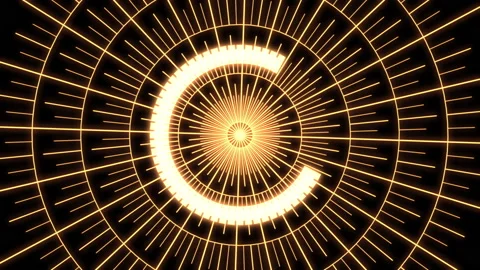 HUD Arc Audio Equalizer Radial Grids Bli... | Stock Video | Pond5