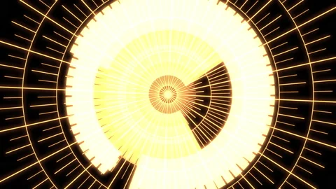 HUD Arc Audio Equalizer Radial Grids Bli... | Stock Video | Pond5