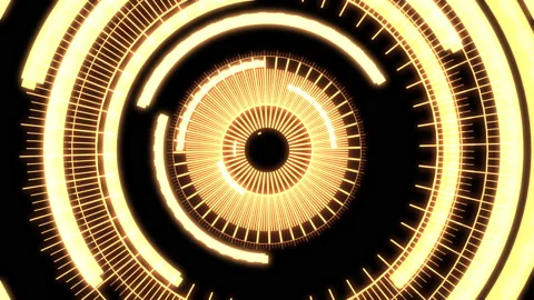 HUD Arc Offset C Audio Reactive Equalize... | Stock Video | Pond5