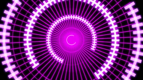 HUD Arc Offset Radial Graph Purple VJ Lo... | Stock Video | Pond5