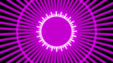 HUD Arc Offset Radial Graph Purple VJ Lo... | Stock Video | Pond5