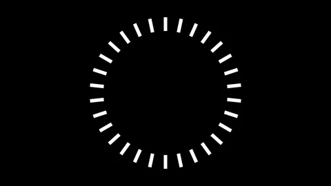 HUD element digital - pending loading sc... | Stock Video | Pond5