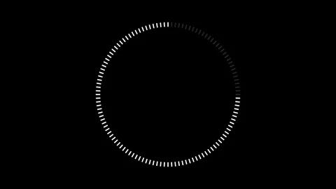 HUD element digital - pending loading sc... | Stock Video | Pond5