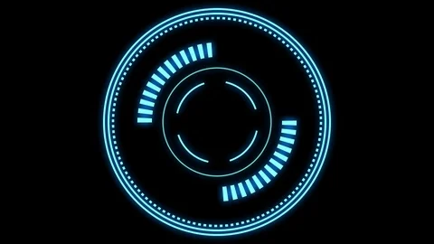 HUD element - futuristic loading pending... | Stock Video | Pond5