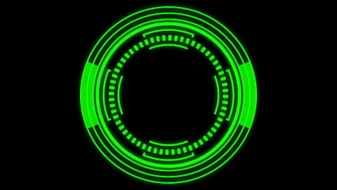 HUD element - futuristic loading pending... | Stock Video | Pond5