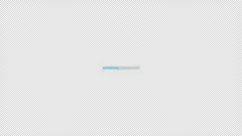 HUD element - loading bar with percentag... | Stock Video | Pond5