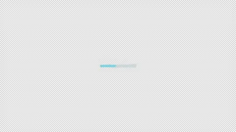 HUD element - loading bar with percentag... | Stock Video | Pond5