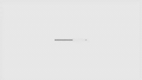 HUD element - loading line with percenta... | Stock Video | Pond5