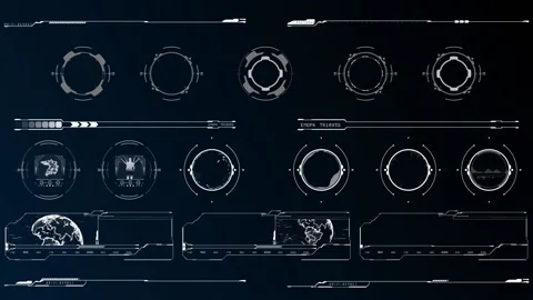 HUD Elements for After Effects ~ After Effects #234687426