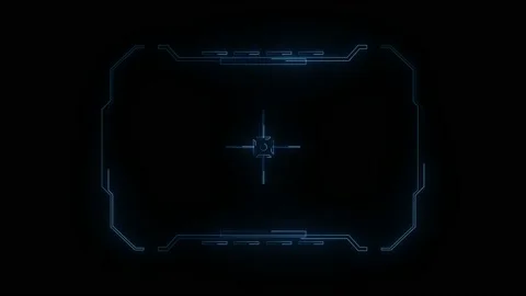 Hud Frame Digital Technology Plexus Line... | Stock Video | Pond5