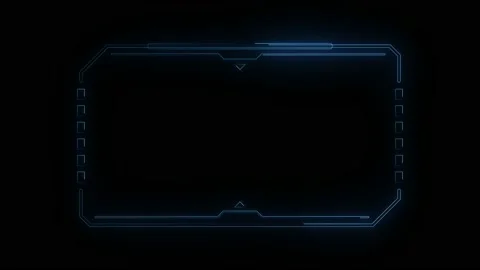 Hud Frame Digital Technology Plexus Line... | Stock Video | Pond5