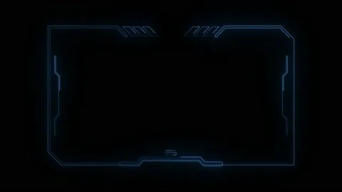 Hud Frame Digital Technology Plexus Line... | Stock Video | Pond5