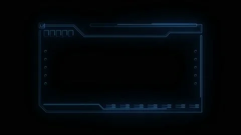 Hud Frame Digital Technology Plexus Line... | Stock Video | Pond5