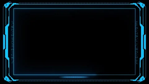 Hud Frame Digital Technology Sci-fi Fram... | Stock Video | Pond5