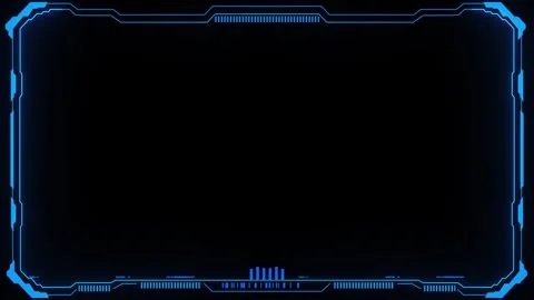 Hud Frame Digital Technology Sci-fi Fram... | Stock Video | Pond5