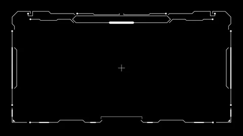 Hud Frame Digital Technology Sci-fi Fram... | Stock Video | Pond5