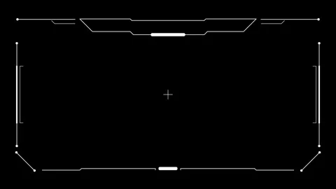 Hud Frame Digital Technology Sci-fi Fram... | Stock Video | Pond5