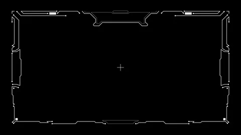 Hud Frame Digital Technology Sci-fi Fram... | Stock Video | Pond5
