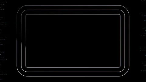 HUD GUI animation. Frame in the middle o... | Stock Video | Pond5