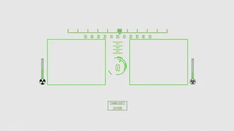 HUD, HUI realistic, cinematic night visi... | Stock Video | Pond5