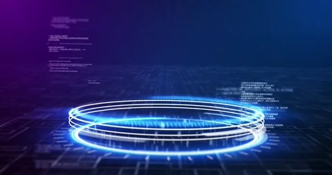 After Effects Template: HUD Portal Logo Reveal #137839666