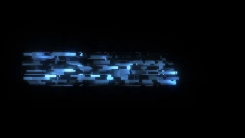 HUD screen cool glitch testing text anim... | Stock Video | Pond5