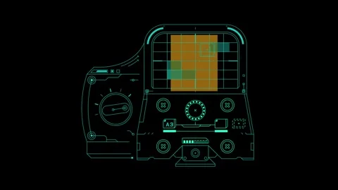HUD screen pack. 4K UI User Interface wi... | Stock Video | Pond5
