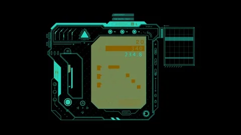 HUD screen pack. 4K UI User Interface wi... | Stock Video | Pond5