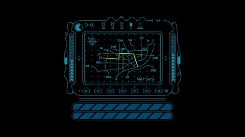 HUD screen pack. 4K UI User Interface wi... | Stock Video | Pond5