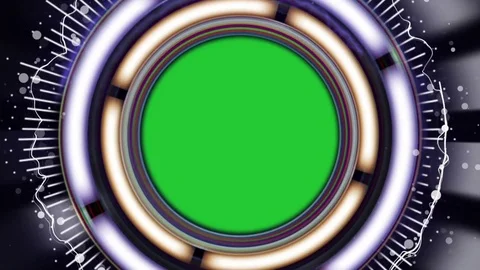 HUD Spectrum Animation STILL with Green ... | Stock Video | Pond5