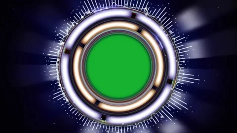 Hud spectrum animation still with green ... | Stock Video | Pond5