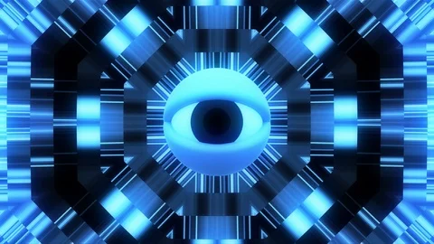 hud tv screen eye in energy system looki... | Stock Video | Pond5