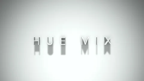 hue mix 3D title animation with shadows ... | Stock Video | Pond5