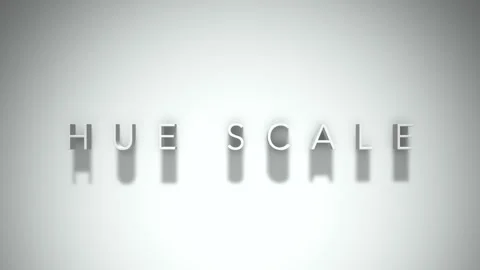 hue scale 3D title animation with shadow... | Stock Video | Pond5