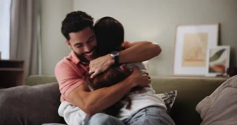 Hug, pregnancy test and wow with Indian ... | Stock Video | Pond5