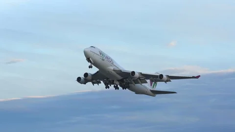 Flight Take Off Side View Stock Video Footage | Royalty Free Flight ...