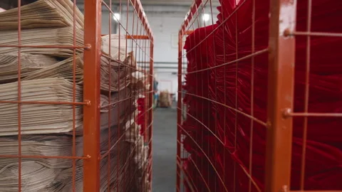 Huge amounts of produced sustainable eco... | Stock Video | Pond5